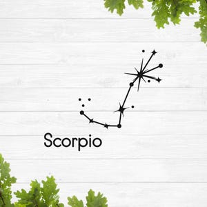 Сonstellation Svg, Star Zodiac Constellation Svg, Astrology Svg ...