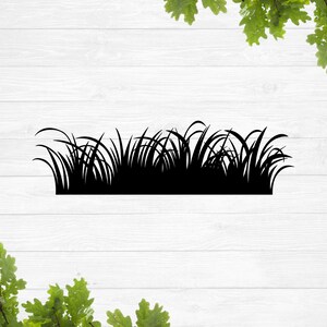 Grass Border Svg, Grass With Flowers Svg, Grasses Svg, Wild Grass Svg ...