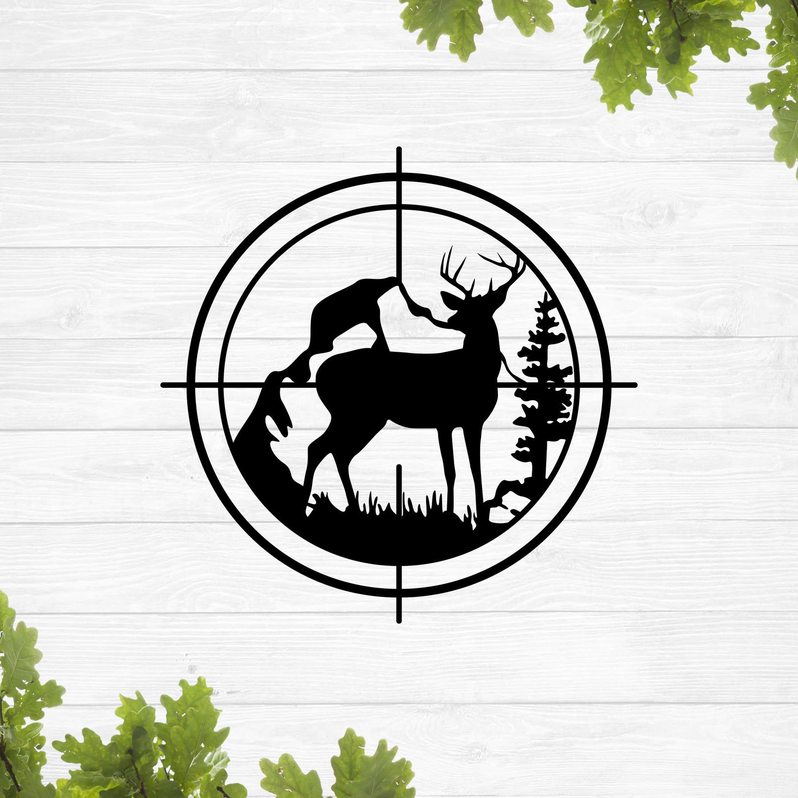 Deer in Crosshairs Svg, Deer Hunting Svg - Etsy