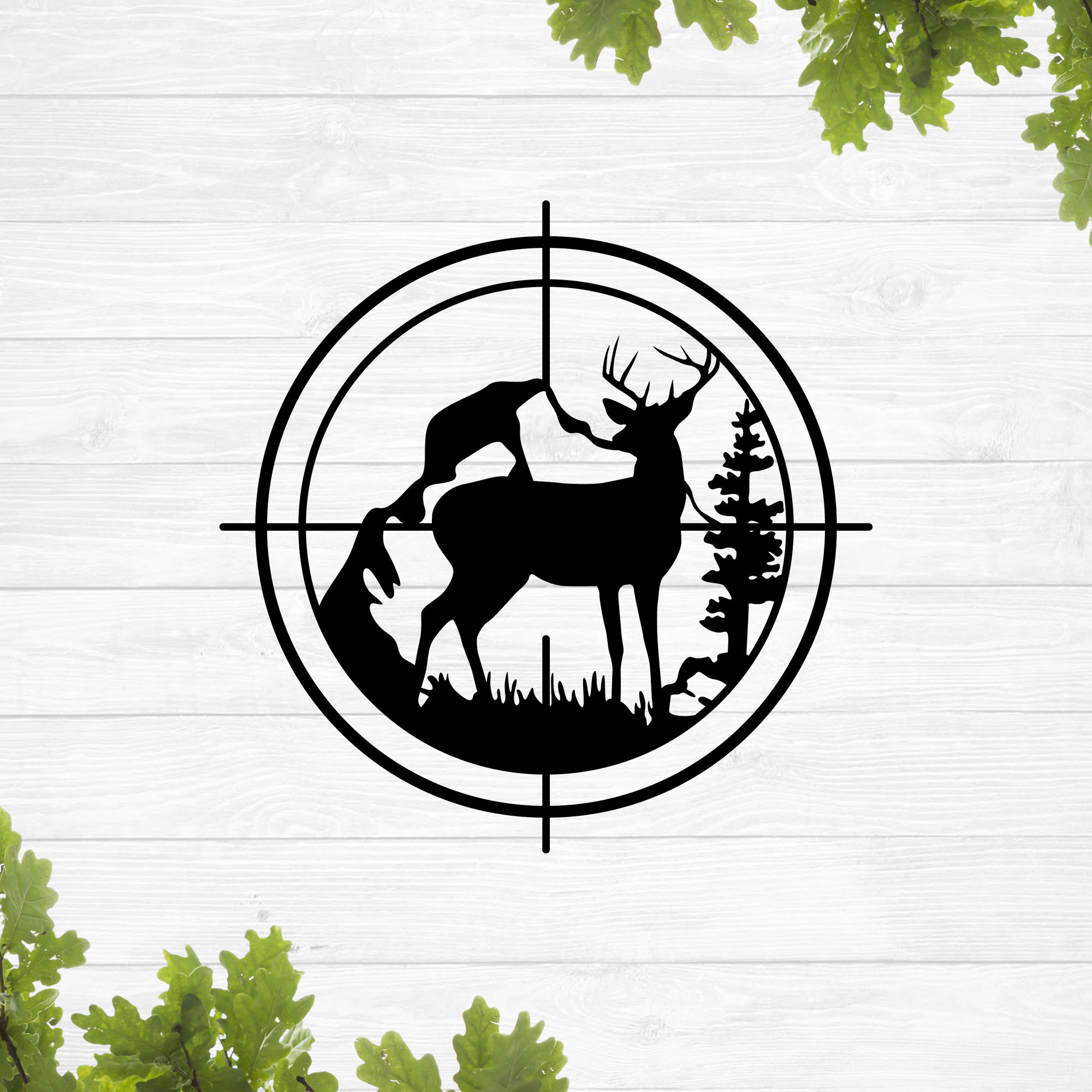 Deer Hunter Silhouette