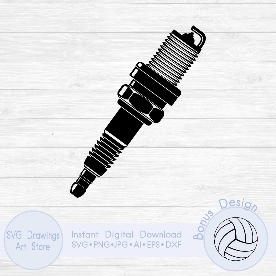 Spark Plug Svg, Car Candle Svg, Mechanic Svg - Etsy
