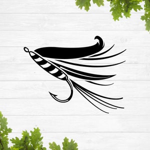 Fly Fishing Lure Svg, Abstract Fish Svg, Flipping Lure Svg, Hawaiian ...