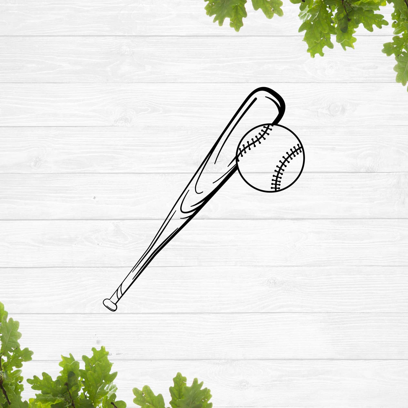 Baseball Bat Svg File Baseball Bat and Ball Svg Image Baseball and Bat ...