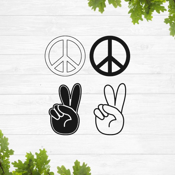 Peace Symbol Fingers