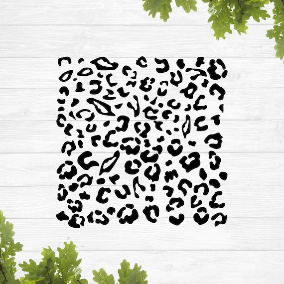 Leopard and Cheetah Spots Pattern Svg File | Etsy