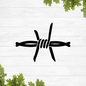 Barbed Wire Svg, Barb Wire Svg - Etsy