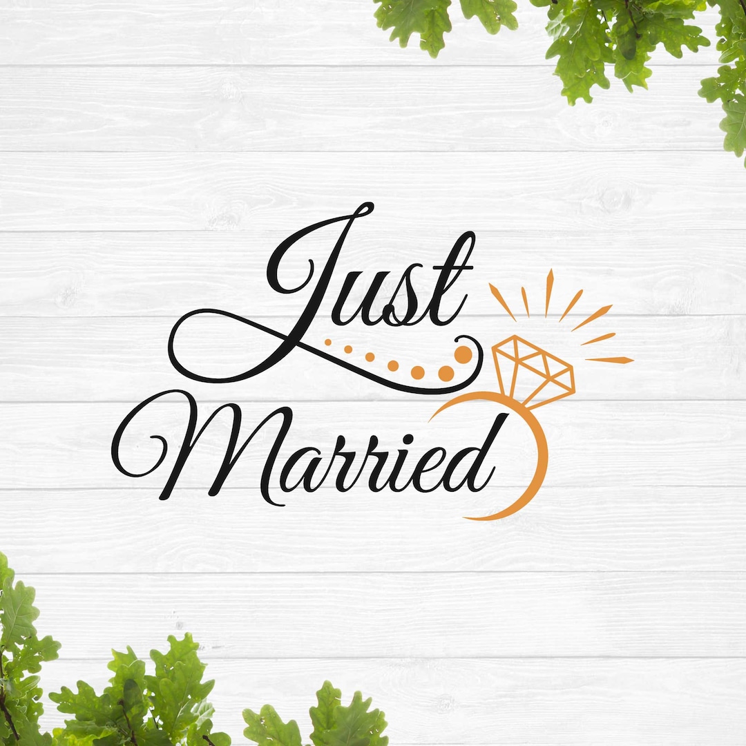 Just Married Svg, Newlywed Svg, Wedding Svg, Bridesmaid Svg, Wedding ...