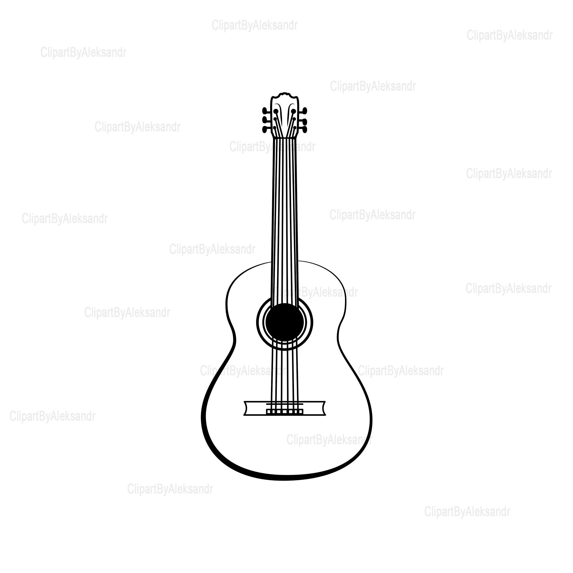 SVG Guitar Svg Acoustic Guitar Svg Guitar Strings Svg - Etsy Canada
