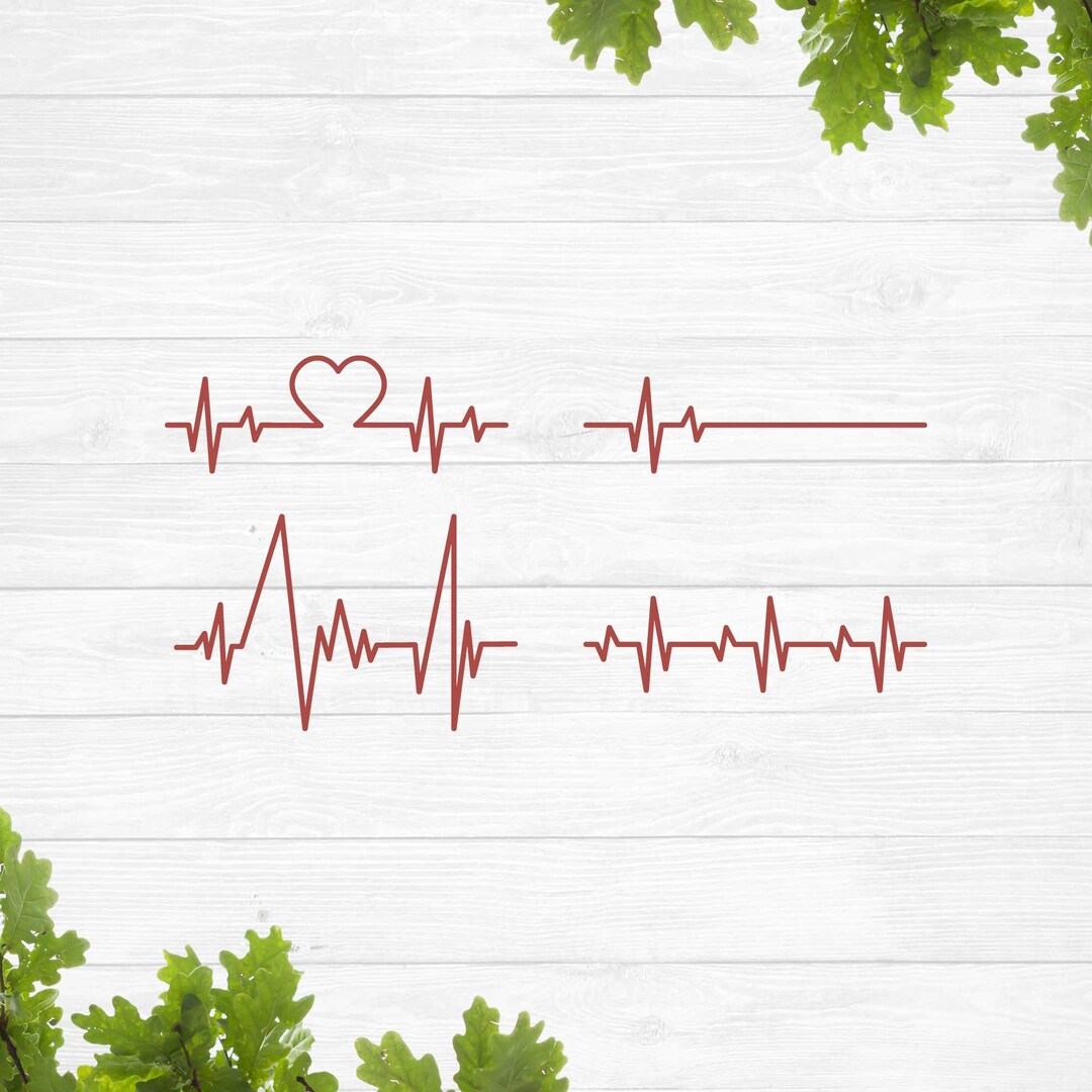 Heart Rhythm Svg, Heart Beat Svg, Heart Rate Svg, Heart Pulse Svg ...