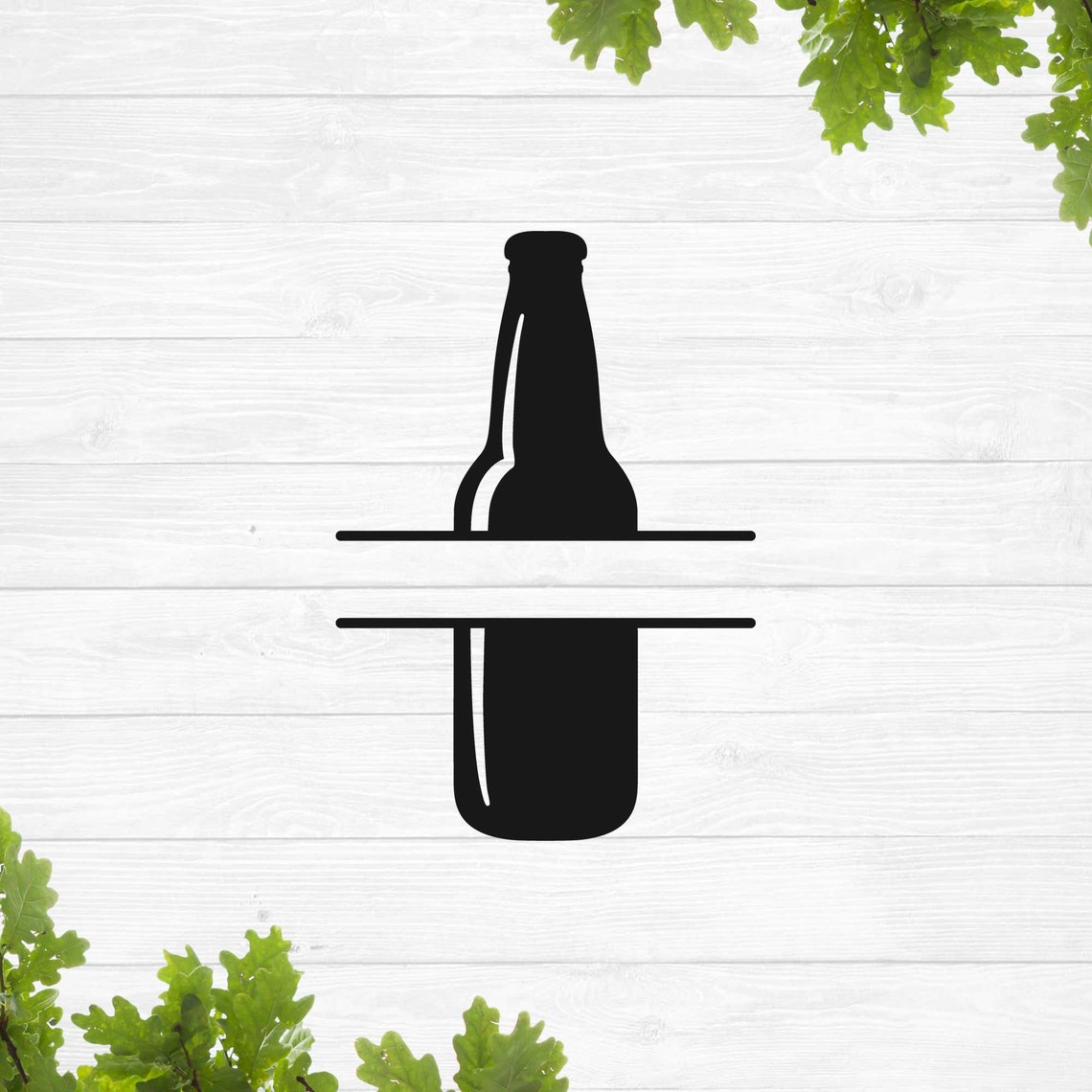 Beer Bottle Svg, Beer Monogram Svg, Beer Bottle Silhouette, Better ...