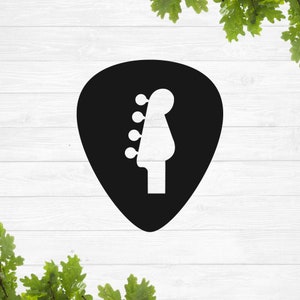 Guitar in Pick Svg, Simple Guitar Pick Svg - Etsy