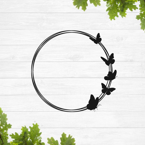 Butterfly Frame Svg