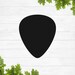 Guitar in Pick Svg, Simple Guitar Pick Svg - Etsy