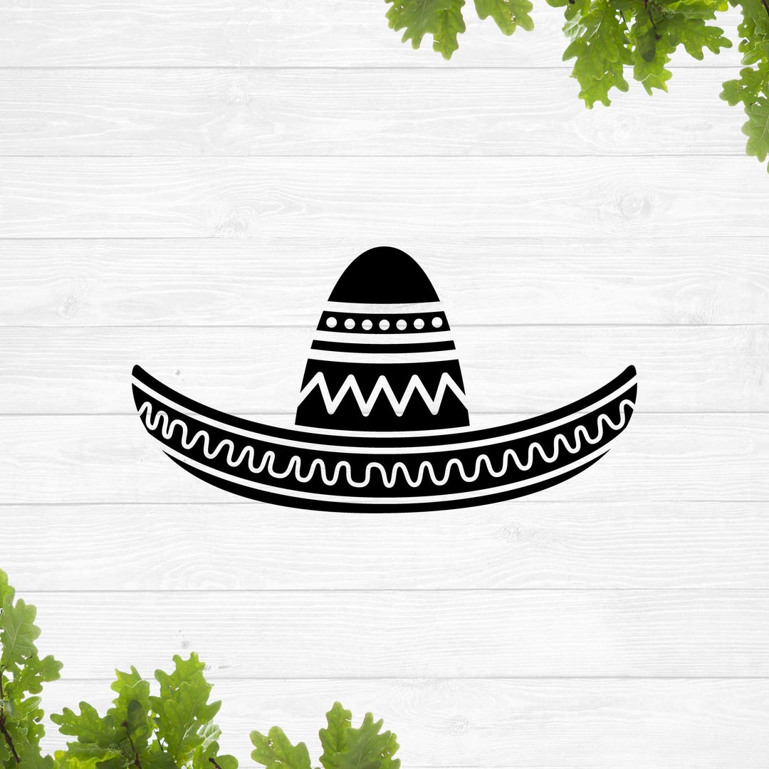 Sombrero Hat Svg, Mexican Hat Svg, Cinco De Mayo Svg, Mexico Holiday ...