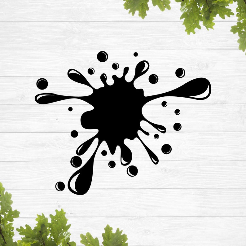 Paint Splatter Svg Paint Splash Svg Mud Splatter Svg Paint - Etsy