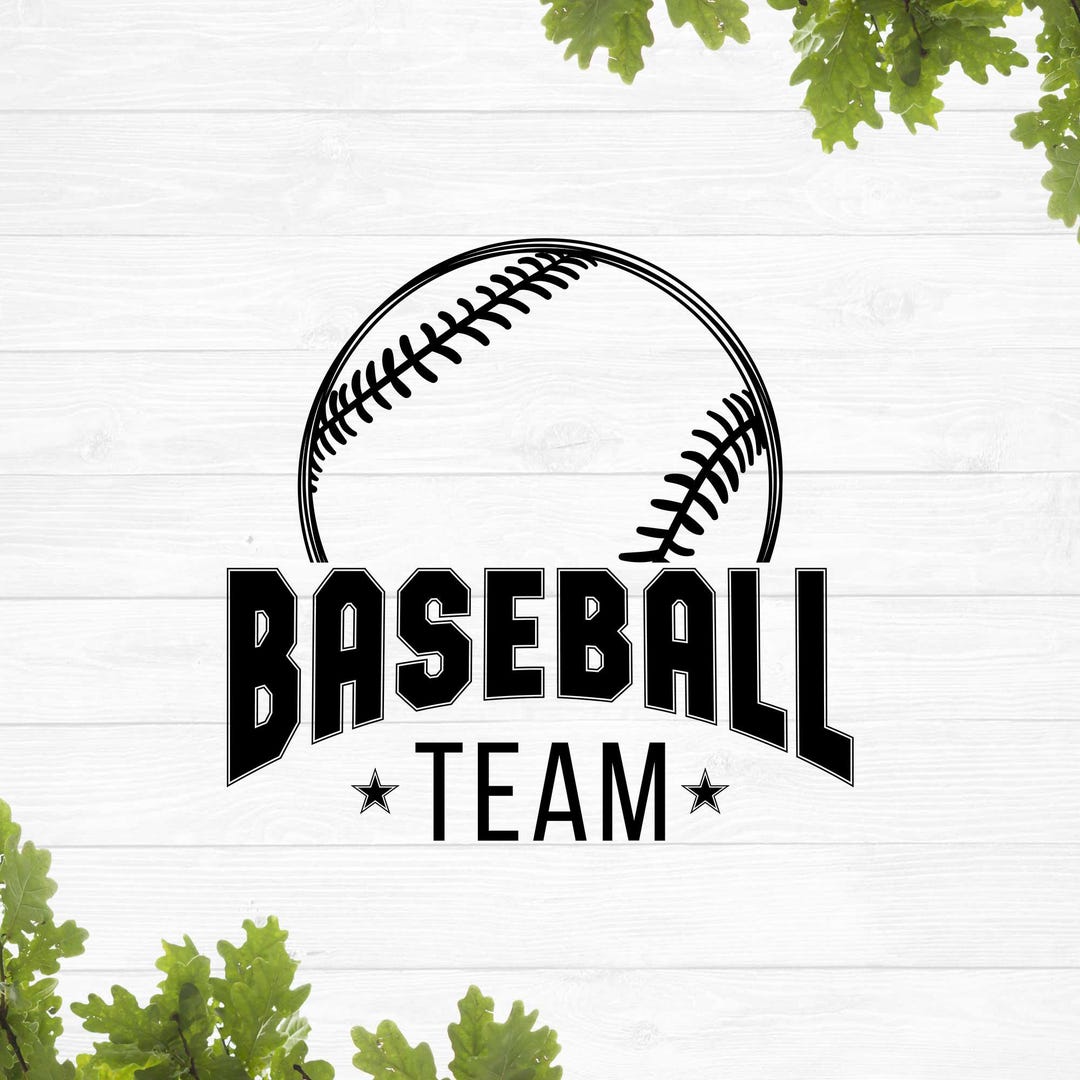 Baseball Team Svg, Team Shirts Svg, Baseball Template Svg, Cut File ...