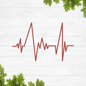 Heart Rhythm Svg, Heart Beat Svg, Heart Rate Svg, Heart Pulse Svg ...