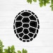 Turtle Shell Svg, Turtle Shell Stencil, Turtle Shell Silhouette, Simple ...