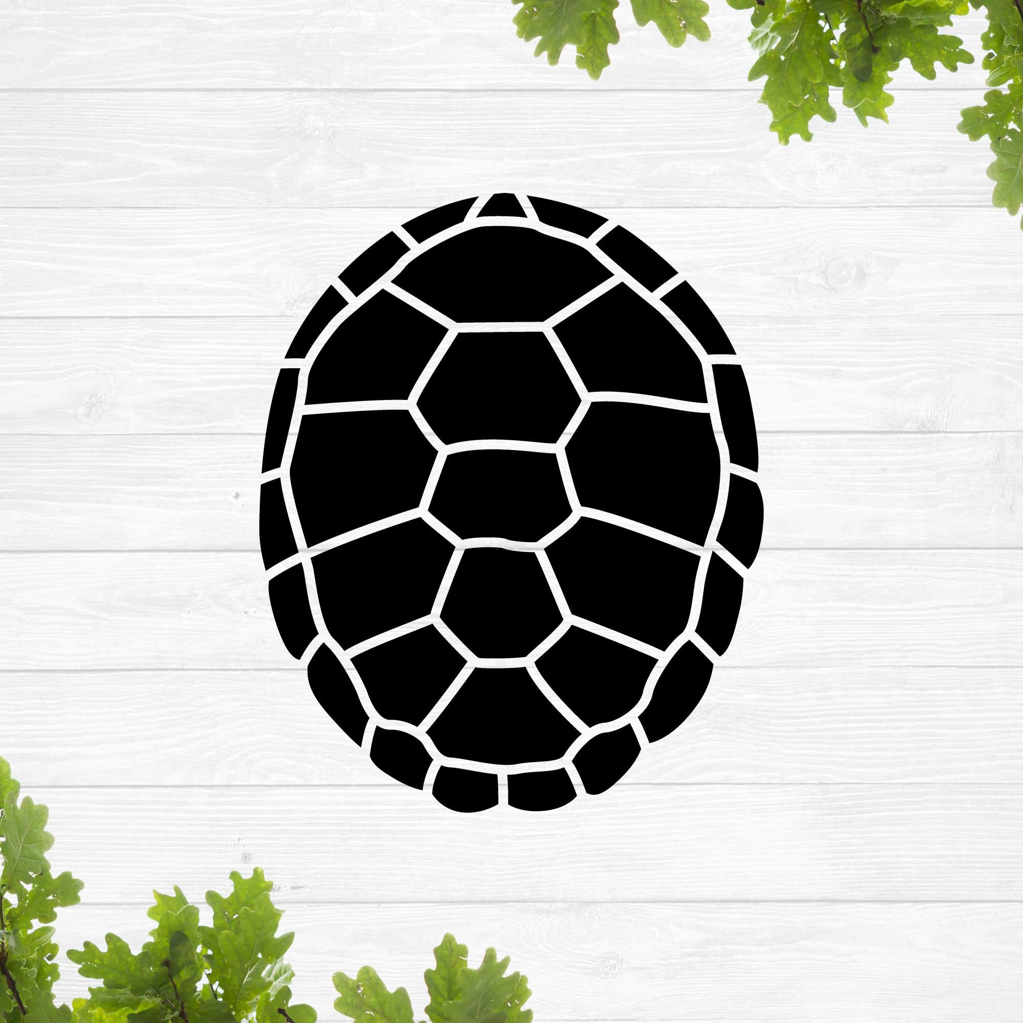 Turtle Shell Svg, Turtle Shell Stencil, Turtle Shell Silhouette, Simple ...