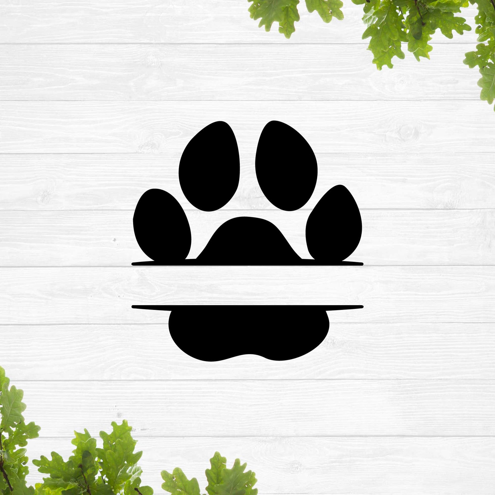 Dog Paw Print Svg, Puppy Pawprint Svg, Paw Monogram Svg, Heart With Paw ...