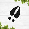 Deer Hoof Print Svg | Deer Hoof Print Png | Deer Hoof Print Cricut Cut ...
