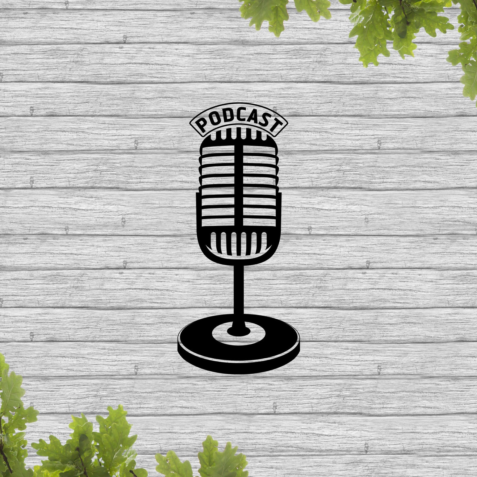 SVG Podcast Svg Vintage Microphone Svg Microphone Icon - Etsy