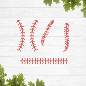 Baseball Laces Svg, Baseball Seam Svg, Straight Baseball Stitches Svg ...