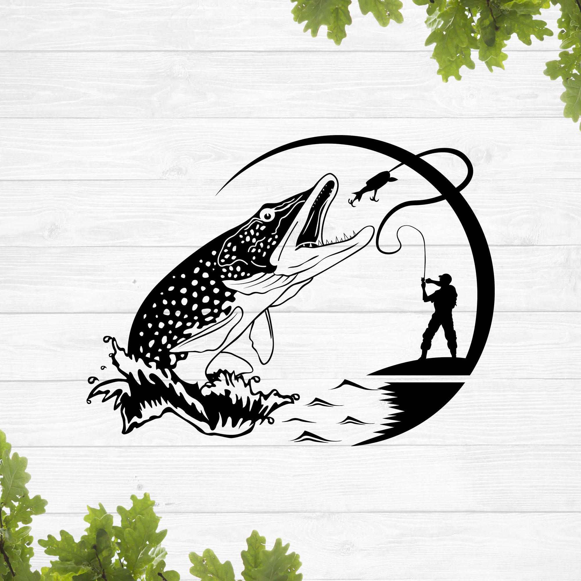 Fisherman Silhouette Svg Fishing Svg Keeping It Reel Svg | Etsy Canada