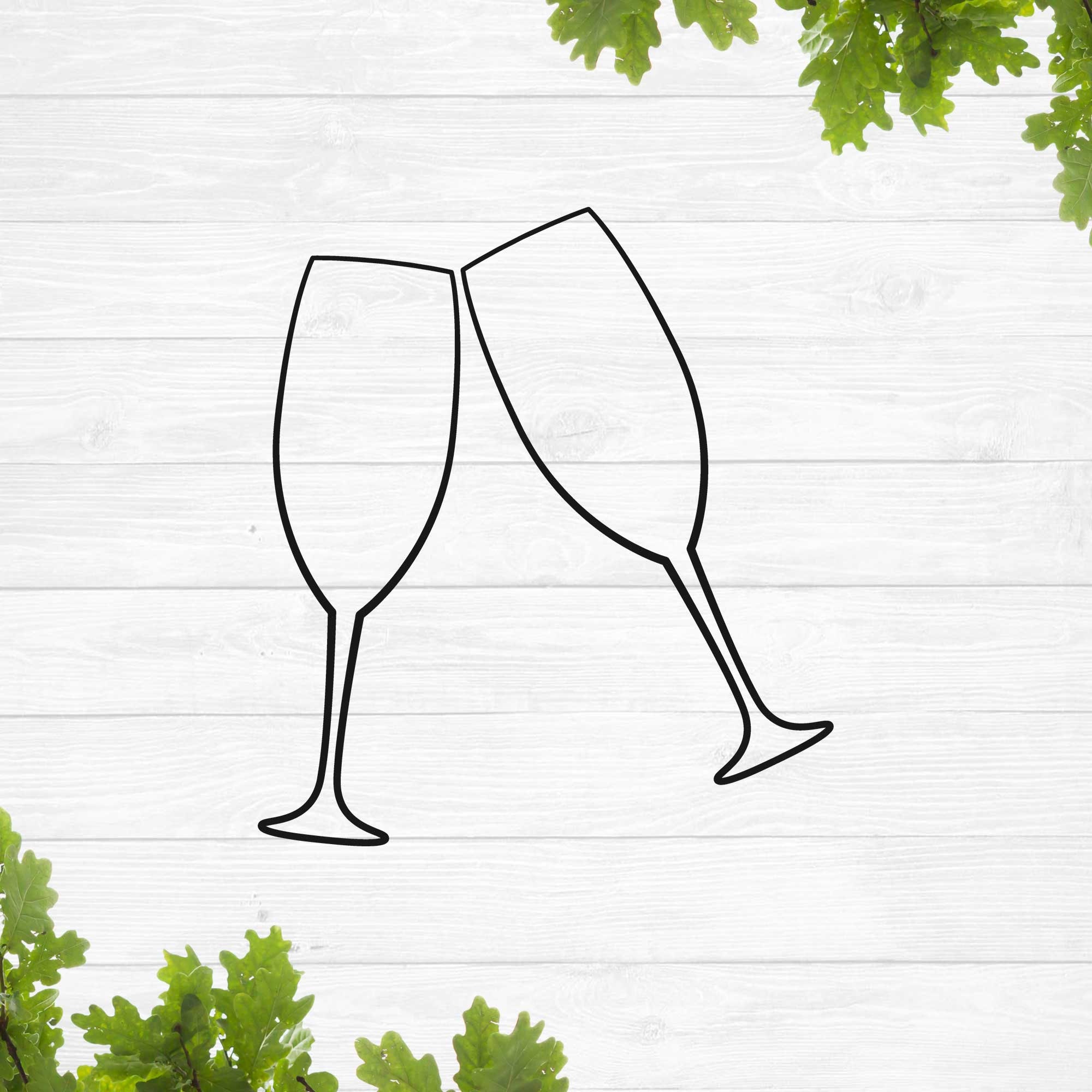 Champagne Flutes Svg, Champagne Glasses Svg, Cheers Svg, Valentine Svg ...