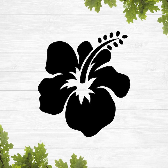 SVG Tropical Flowers Svg Hibiscus Flower Svg Hawaiian | Etsy