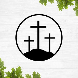 Three Crosses Svg, 3 Cross Svg, Calvary Crosses Svg - Etsy