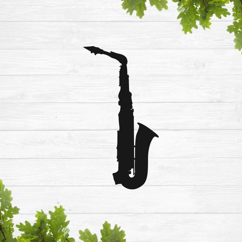 Saxophone Svg, Tenor Saxophone Svg, Jazz Svg, Saxophone Stencil ...