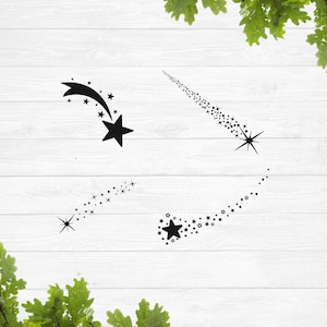 Shooting Star Svg, Sparkle Svg - Etsy
