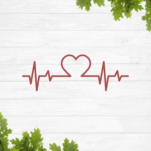 Heart Rhythm Svg, Heart Beat Svg, Heart Rate Svg, Heart Pulse Svg ...