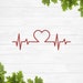 Heart Rhythm Svg, Heart Beat Svg, Heart Rate Svg, Heart Pulse Svg ...