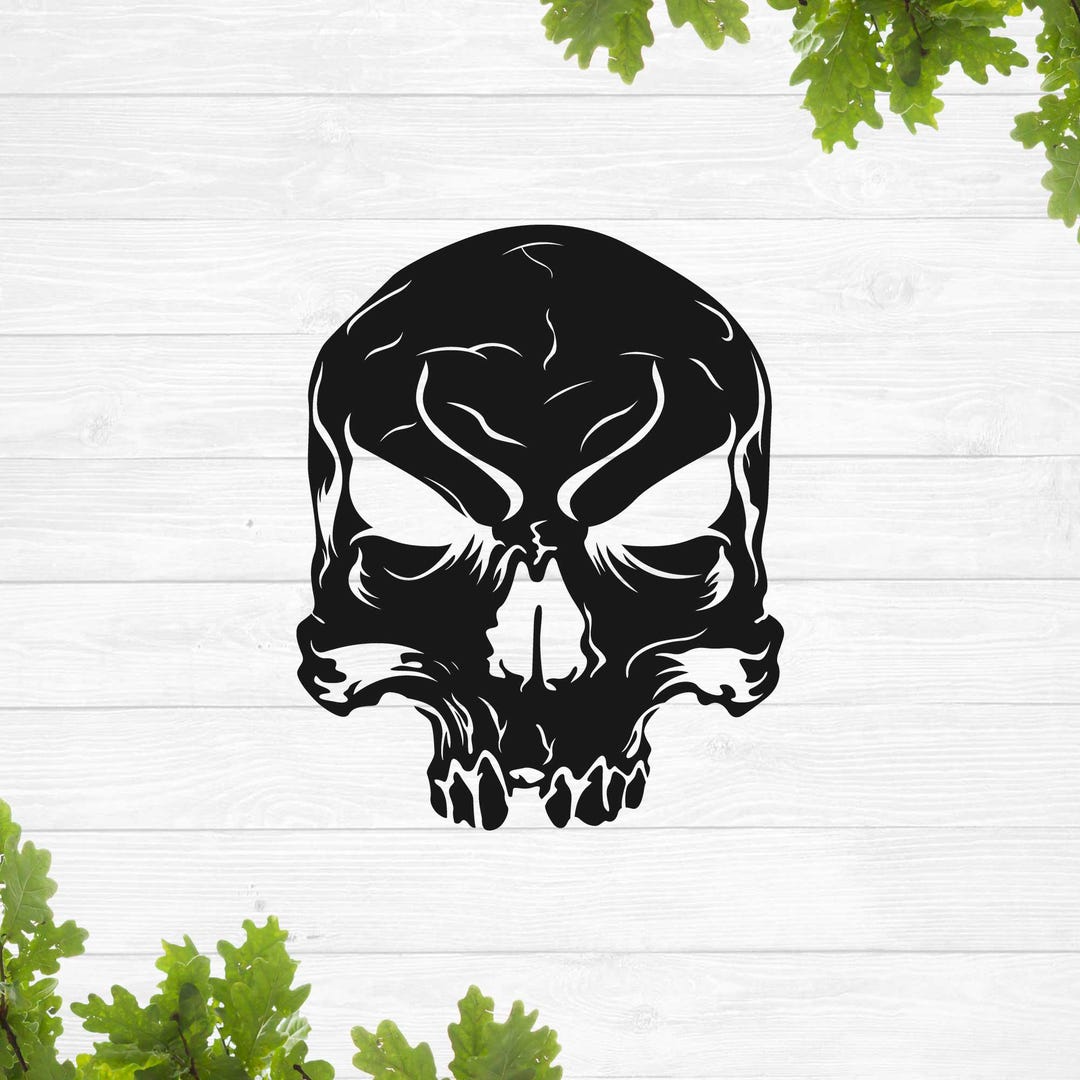 Skeleton Head Svg, Skull Head Svg, Human Skull Svg, Cut File, Svg Files ...