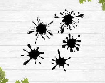 Paint Splotch Svg - Etsy UK