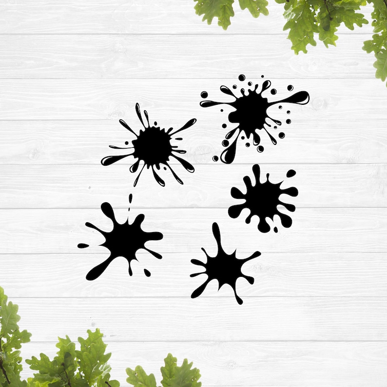 Paint Splatter Svg Paint Splash Svg Mud Splatter Svg Paint - Etsy
