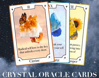 Printable Crystal Card Deck - Etsy