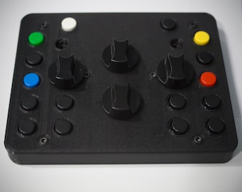 PC USB Button Box 30 Functions Back Lit Red Sim Racing - Etsy