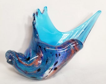 Blue Conch Shell - Etsy