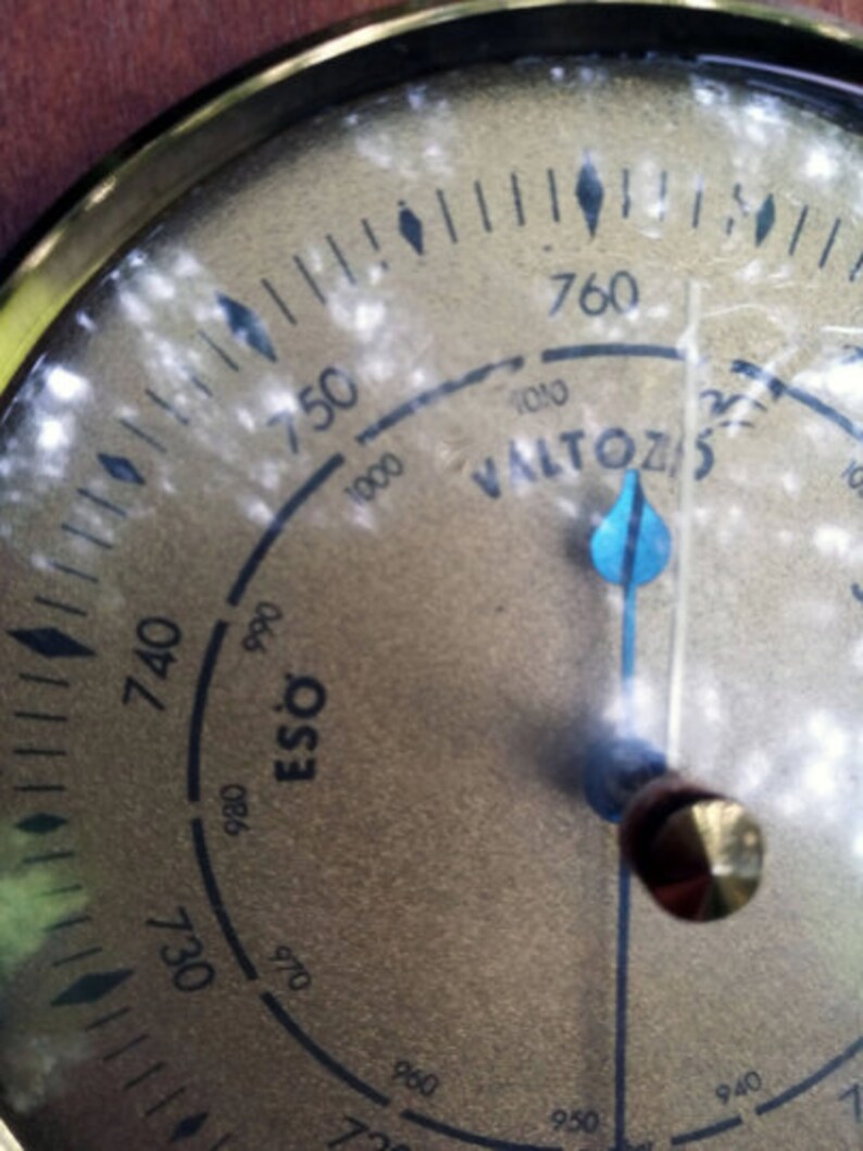 German Vintage Barometer Weather Indicator Wall Barometer - Etsy