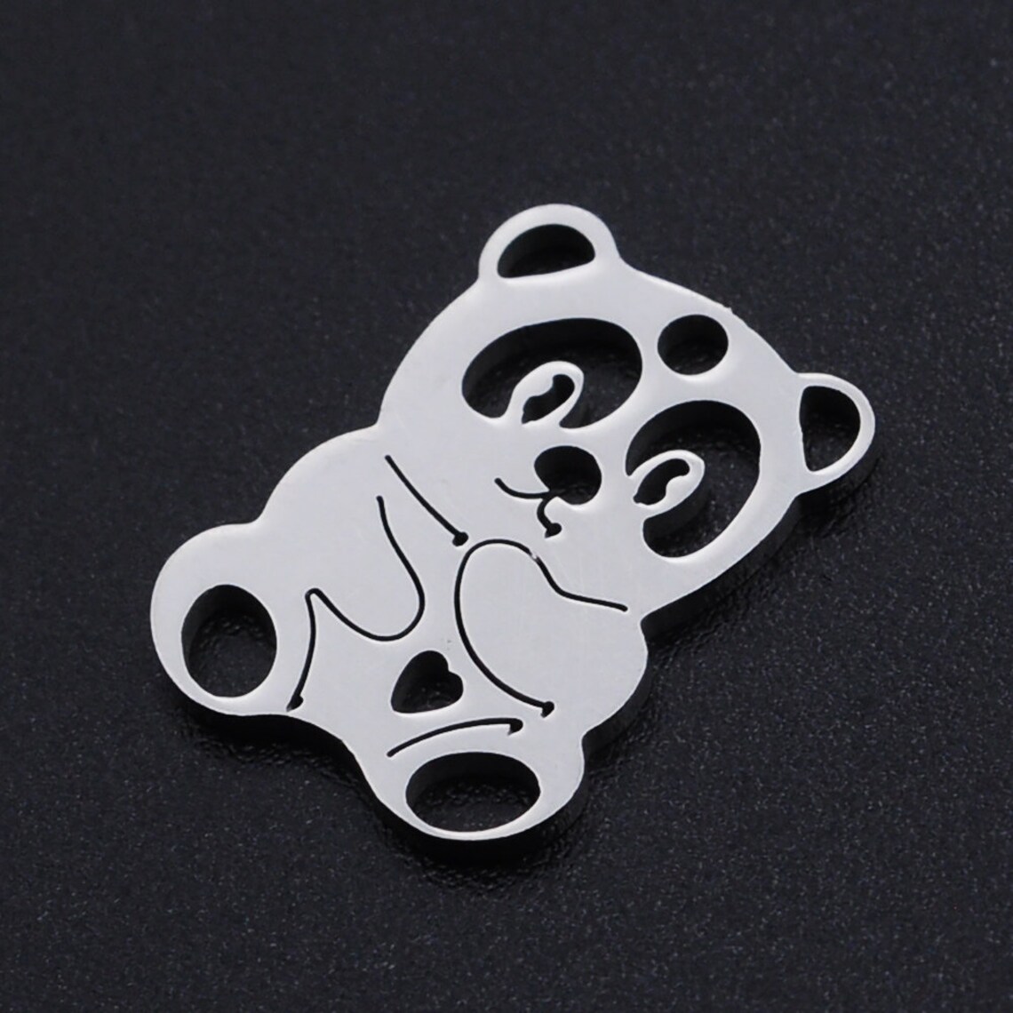 PANDA Stainless Steel Pendant - Etsy