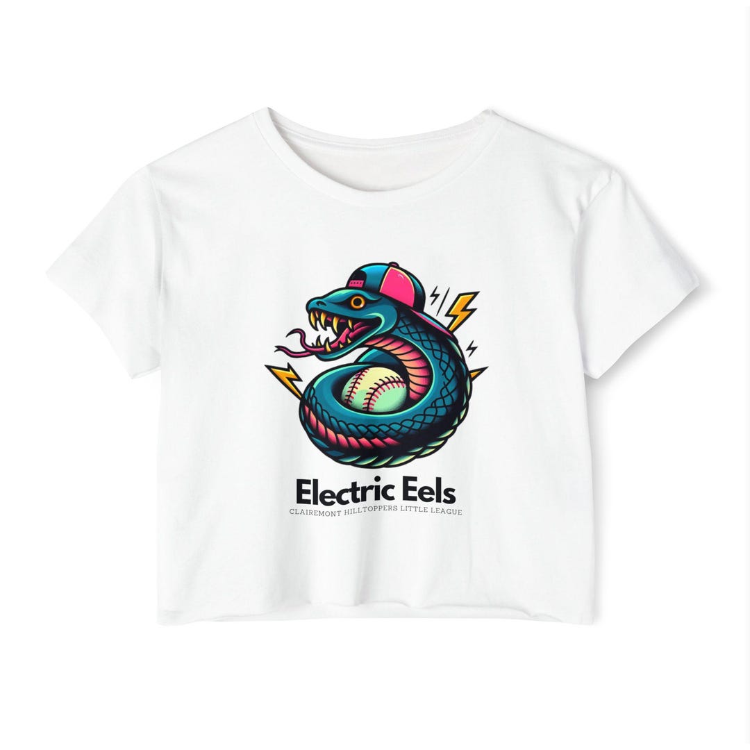 WOMEN CROP Electric Eels - Etsy