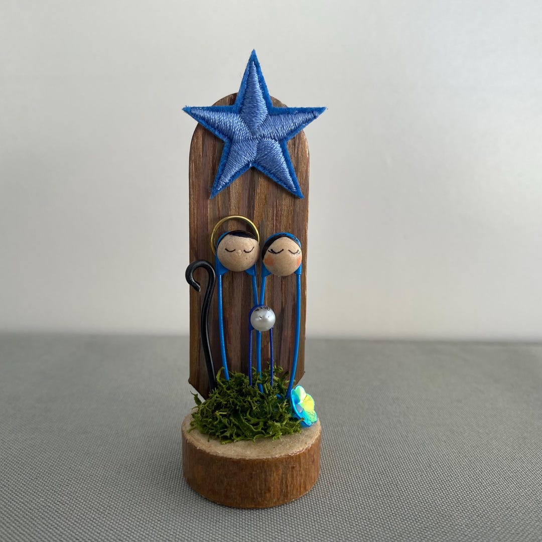 Nativity Scene With Safety Pins - Etsy