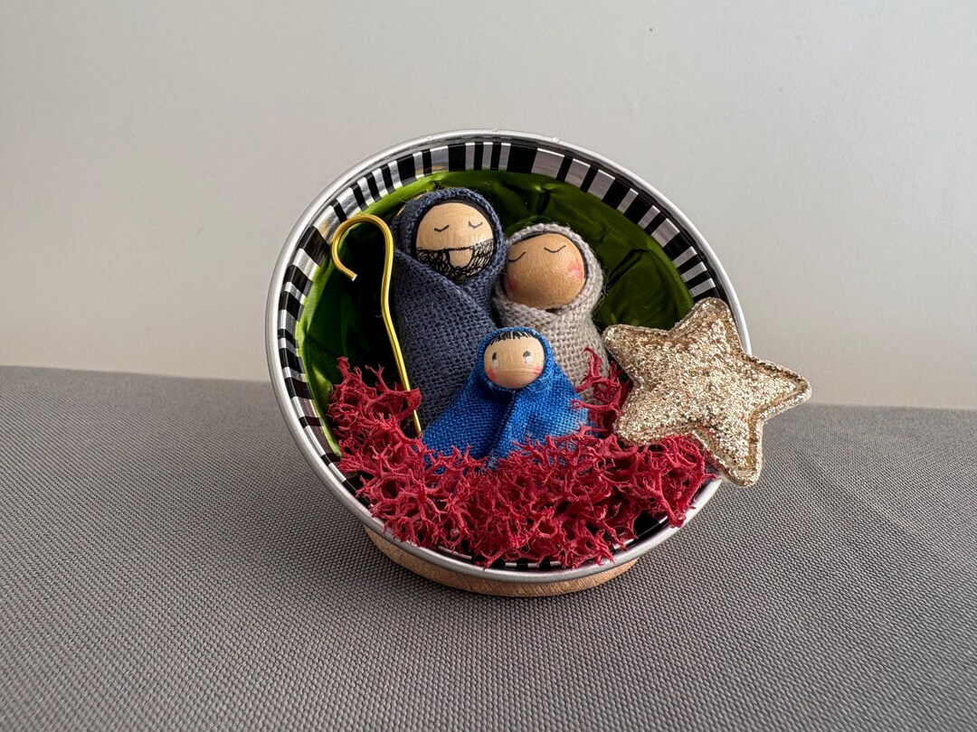 Nativity Scene Recycled in a Coffee Capsule. - Etsy