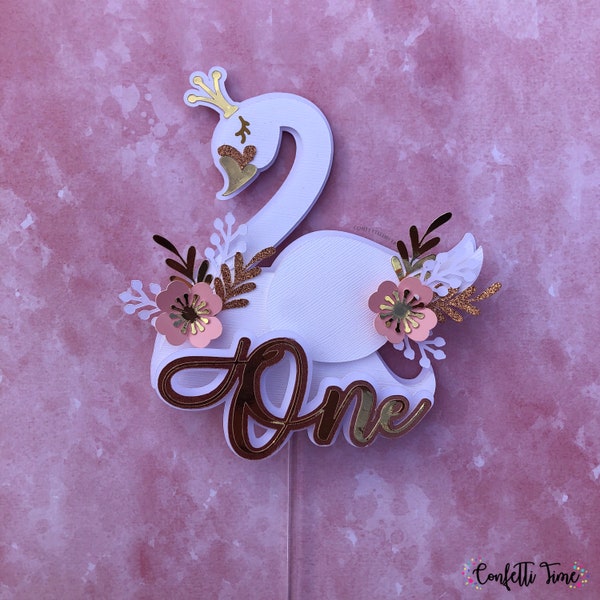 Swan Princess Cake Topper - Etsy