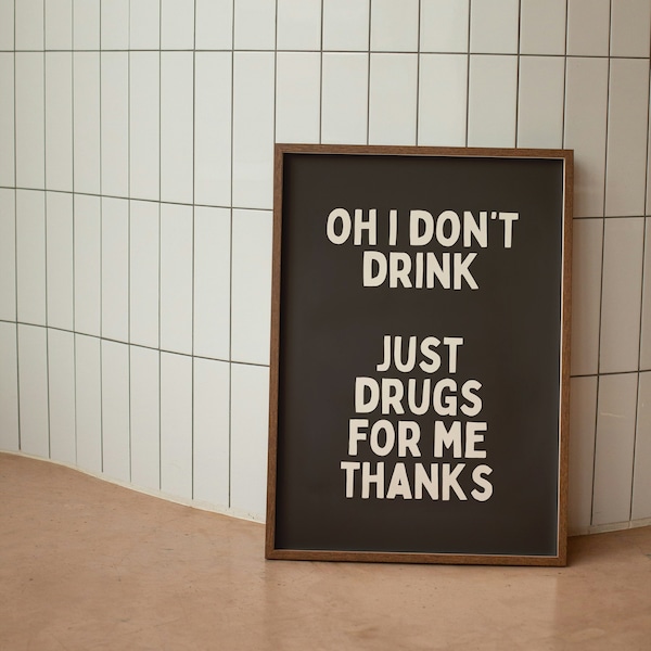 Dont Do Drugs Poster - Etsy
