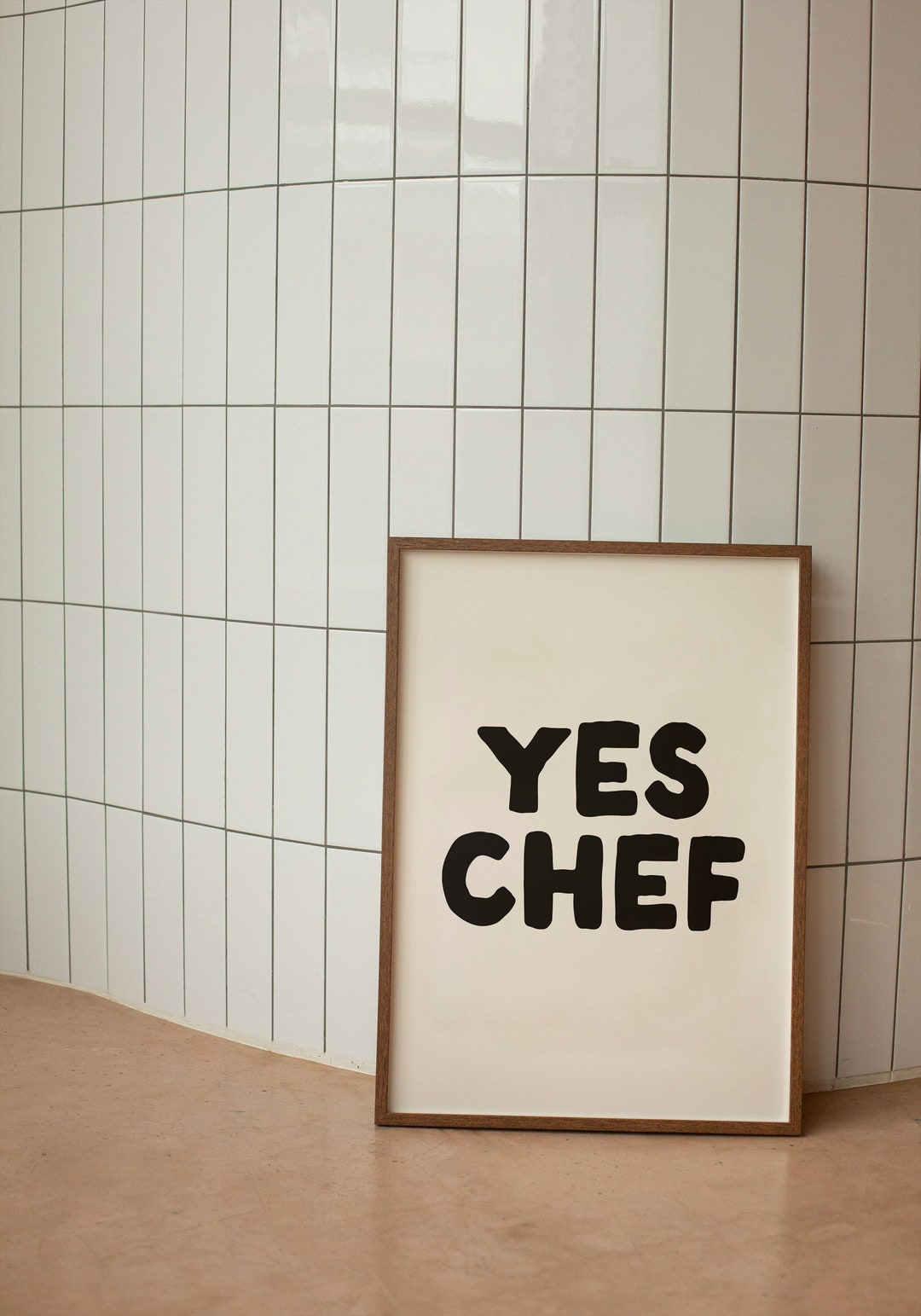 Yes Chef Art Print Kitchen Print Art Print - Etsy