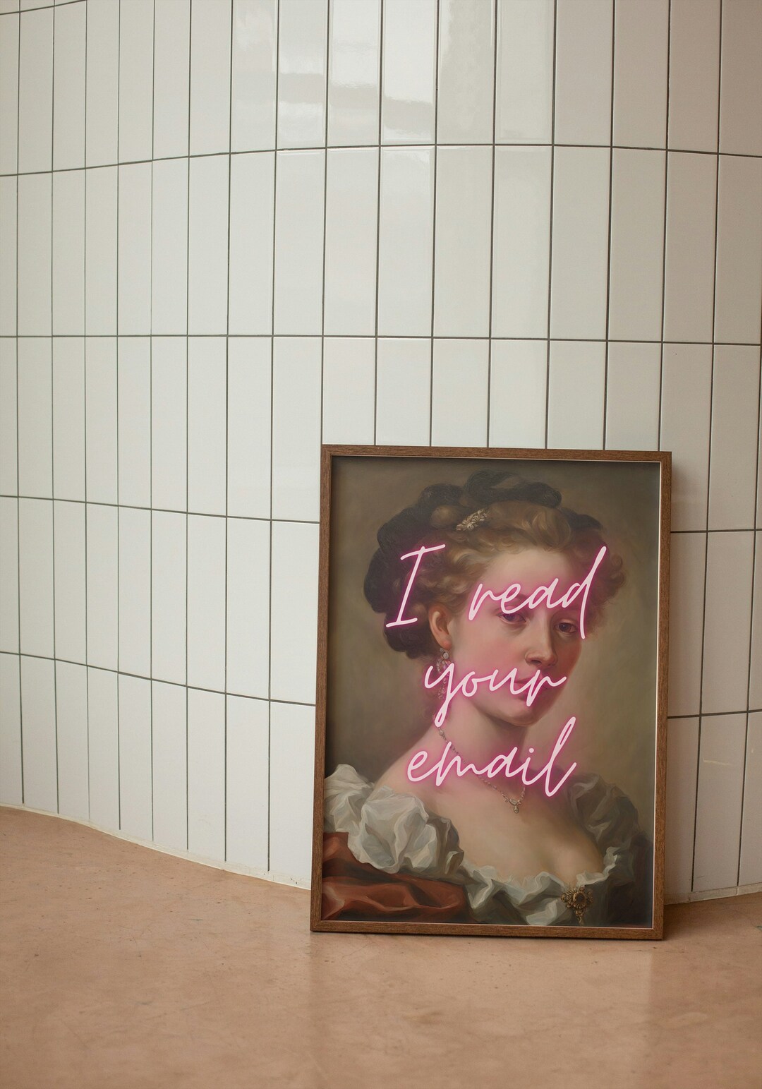 I Read Your Email Art Print - Etsy
